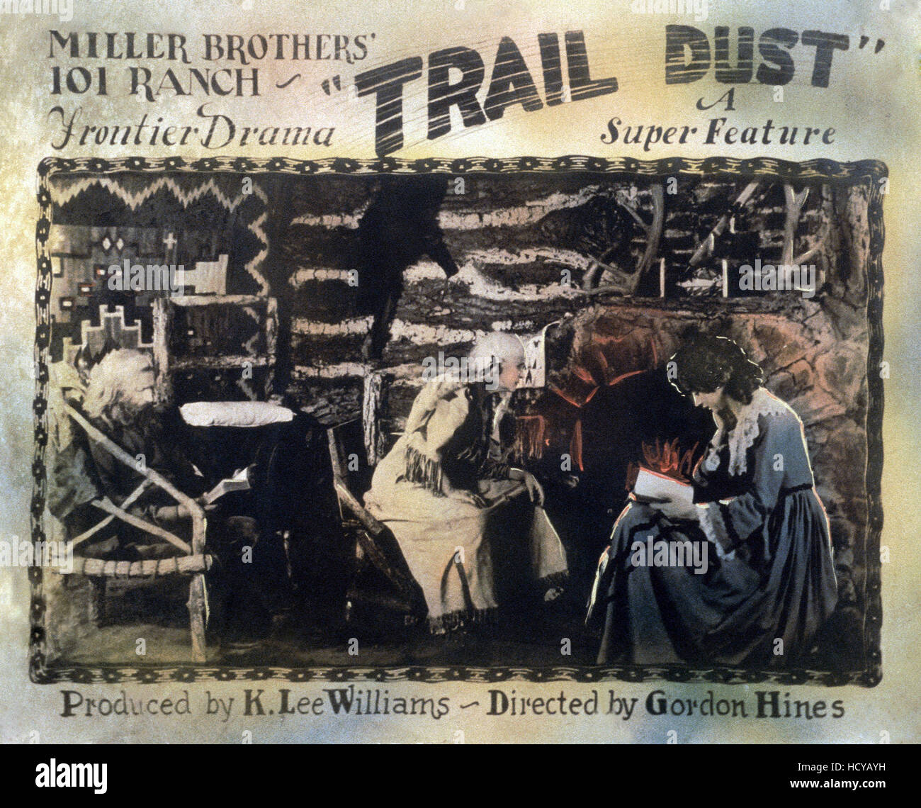 TRAIL DUST, US lobbycard, 1924 Stock Photo - Alamy