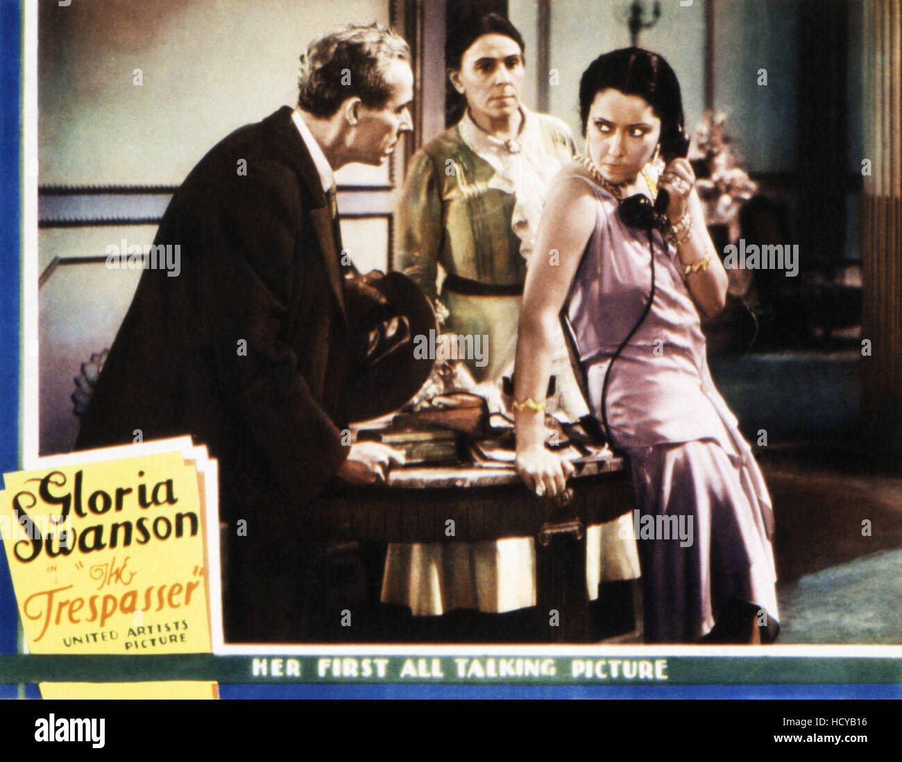 THE TRESPASSER, Henry B. Walthall, Blanche Friderici, Gloria Swanson ...