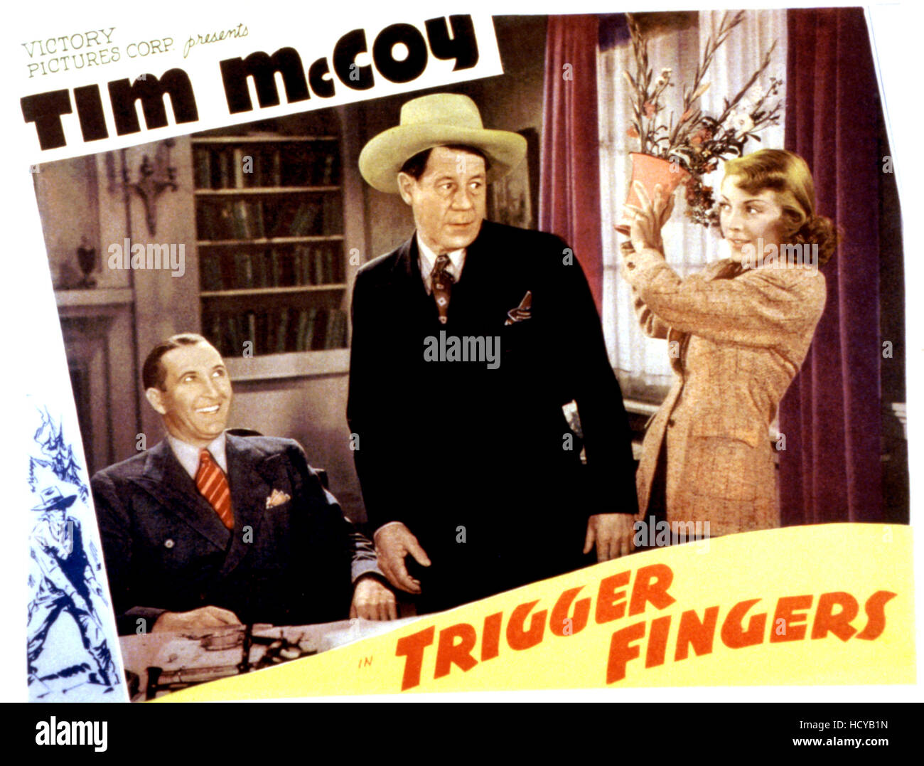 TRIGGER FINGERS, Tim McCoy, 1939 Stock Photo - Alamy