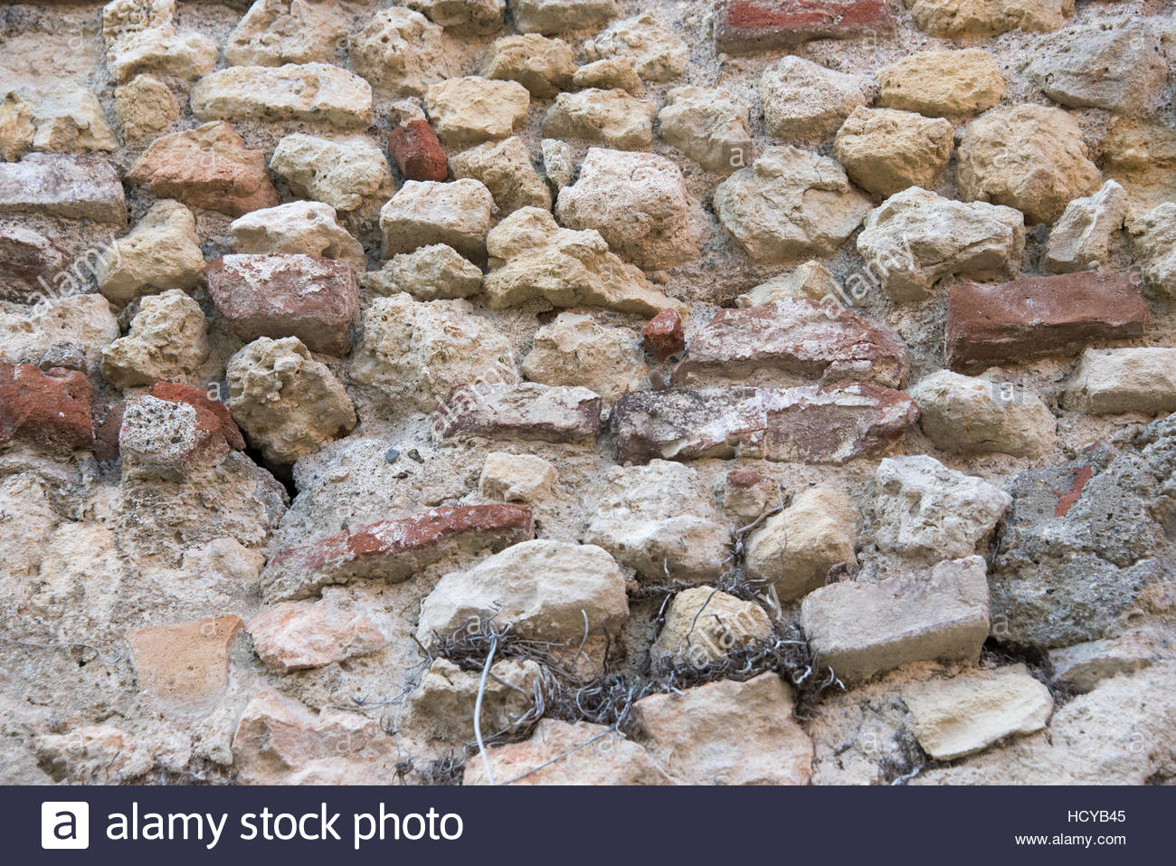 Old Spanish Brick Wall Stock Photos & Old Spanish Brick Wall Stock ...