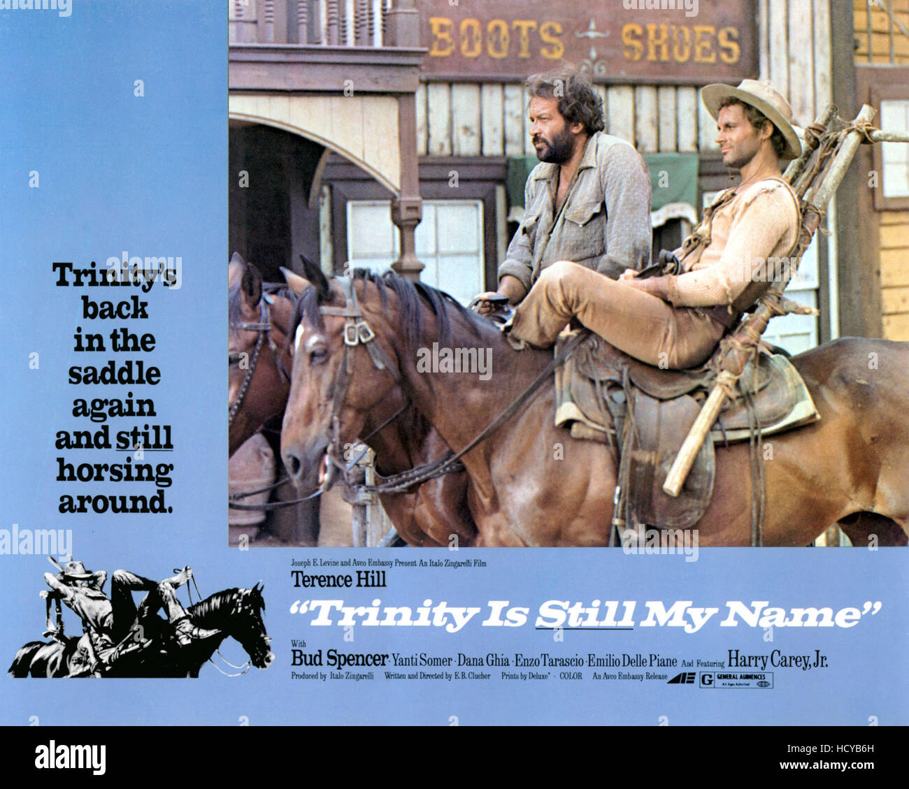 TRINITY IS STILL MY NAME, Bud Spencer, Terence Hill, 1972 Stock Photo ...