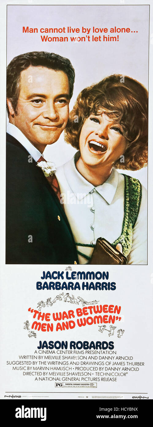 THE WAR BETWEEN MEN AND WOMEN, US poster art, from left: Barbara Harris ...