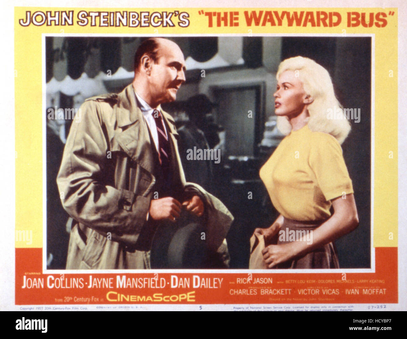 THE WAYWARD BUS, Milton Frome, Jayne Mansfield, 1957, TM and Copyright ...