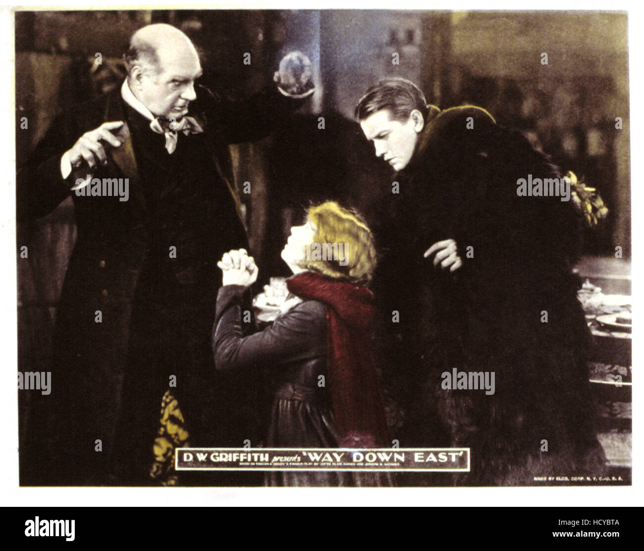 WAY DOWN EAST, Burr McIntosh, Lillian Gish, Richard Barthelmess, 1920 ...