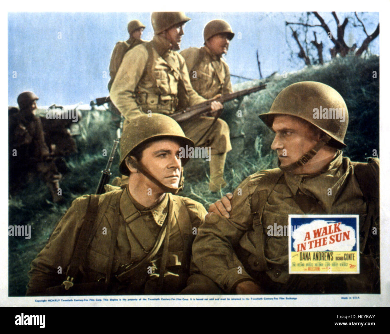 A WALK IN THE SUN, Dana Andrews, 1945 Stock Photo - Alamy