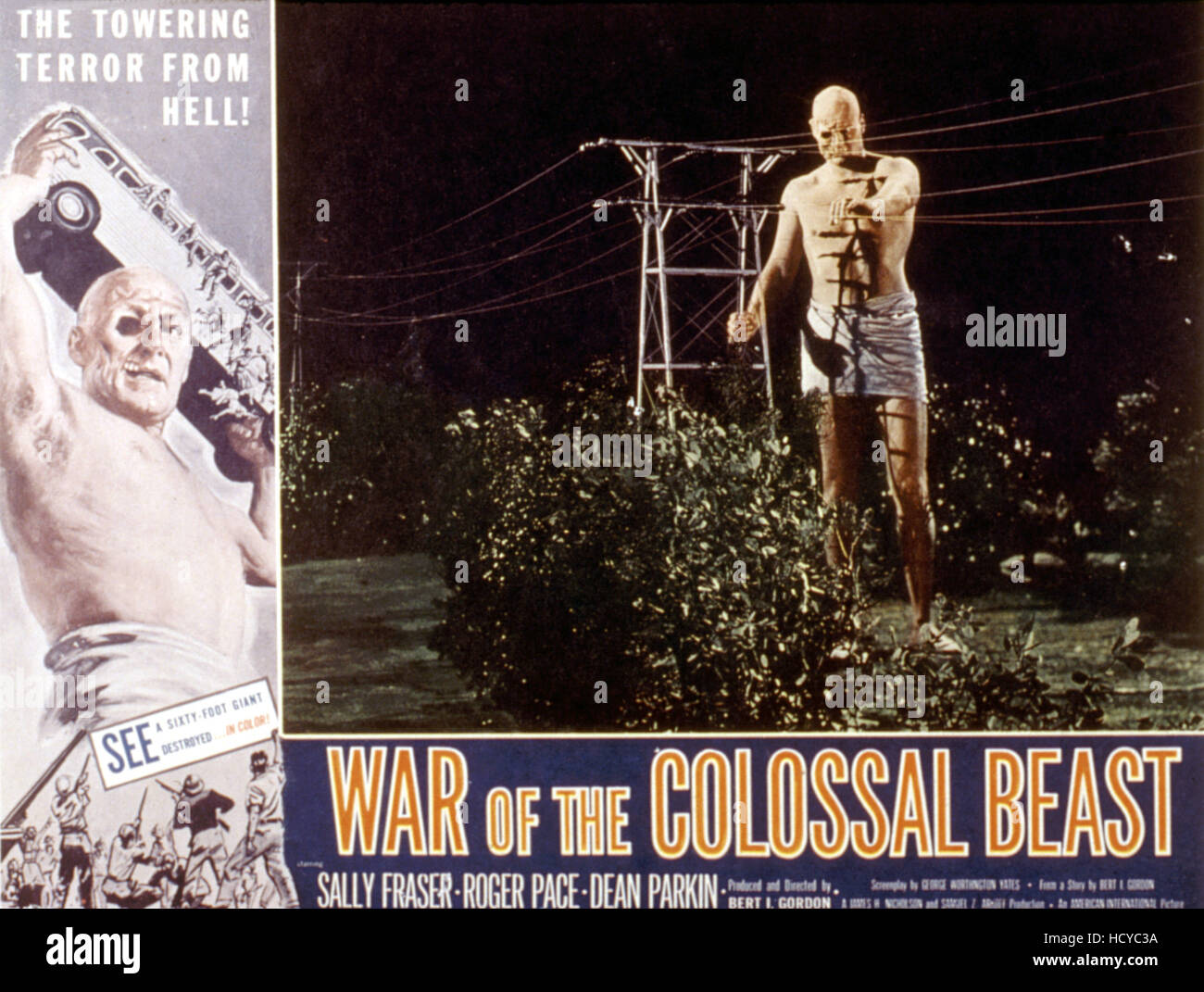 WAR OF THE COLOSSAL BEAST, Dean Parkin, 1958 Stock Photo - Alamy