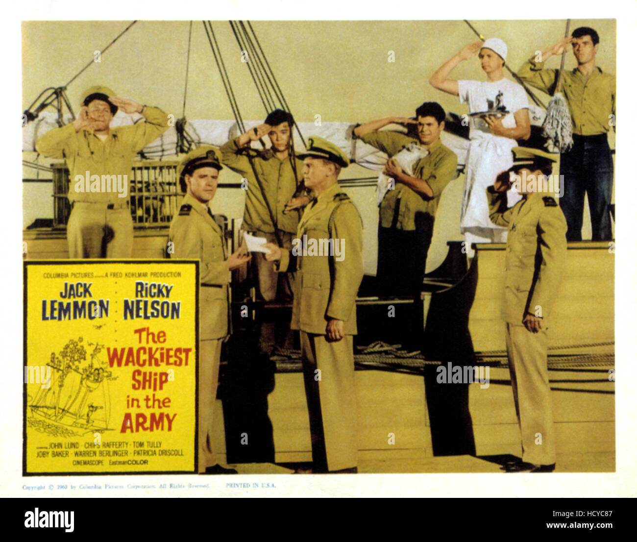 THE WACKIEST SHIP IN THE ARMY, Mike Kellin, Jack Lemmon, Warren ...