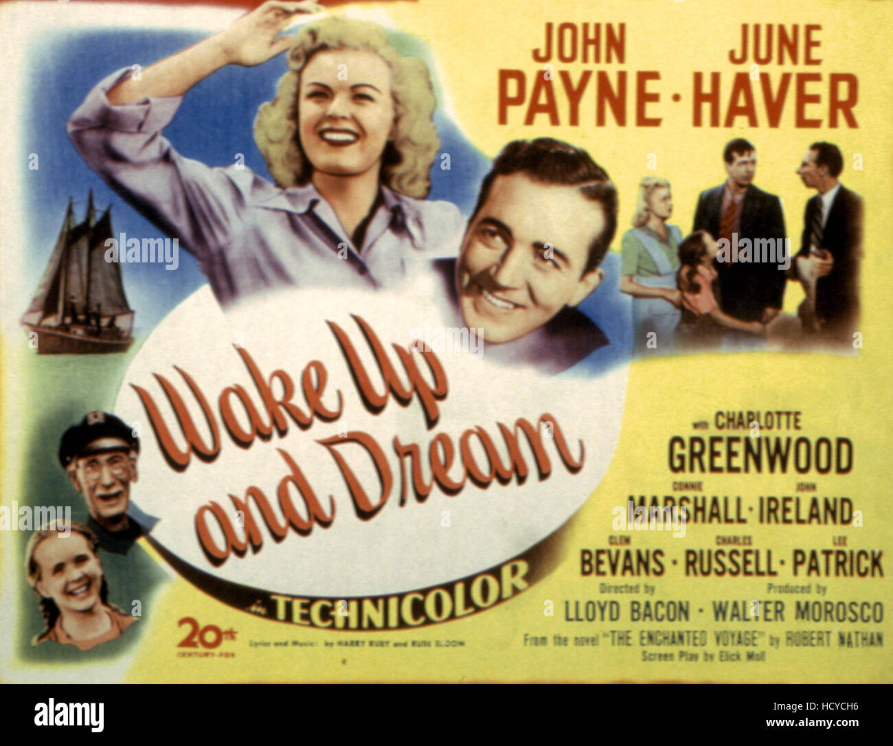 WAKE UP AND DREAM, June Haver, John Payne, Connie Marshall, Clem Bevans ...