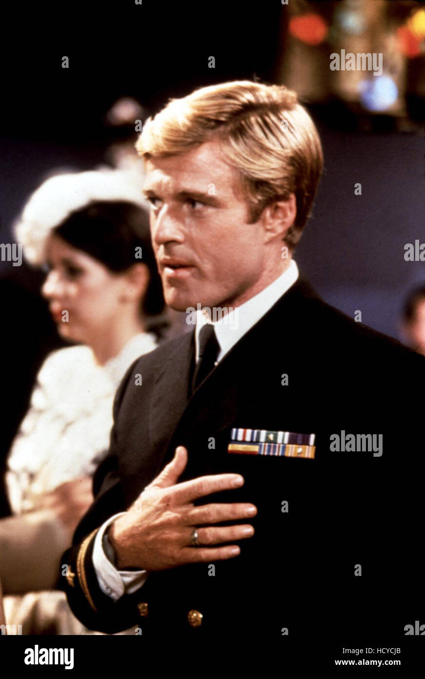 THE WAY WE WERE, Robert Redford, 1973, Naval uniform Stock Photo - Alamy