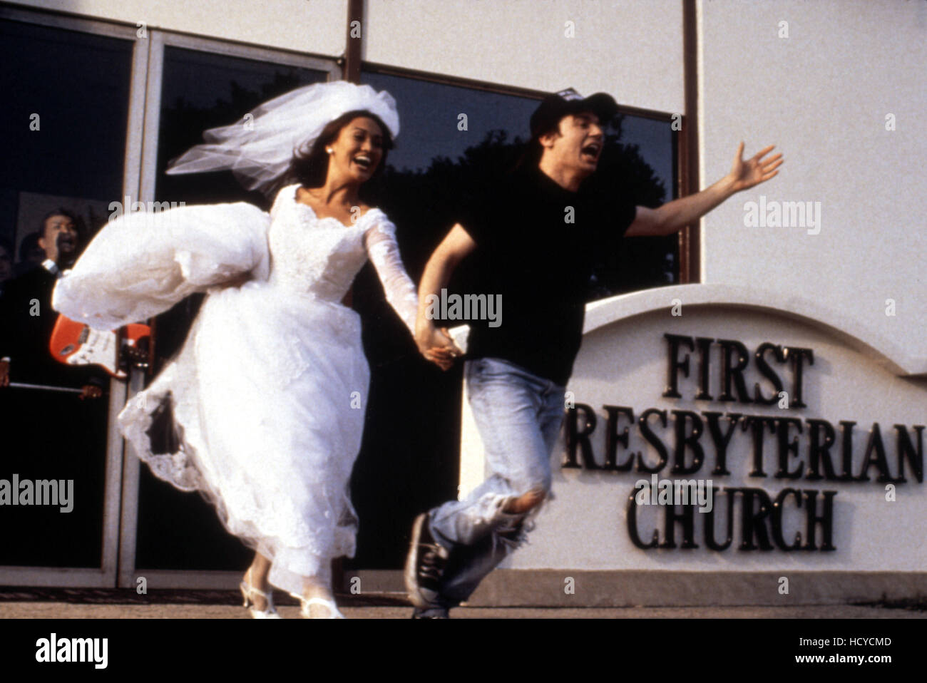 WAYNE'S WORLD 2, Tia Carrere, Mike Myers (spoofing scene from 'The ...
