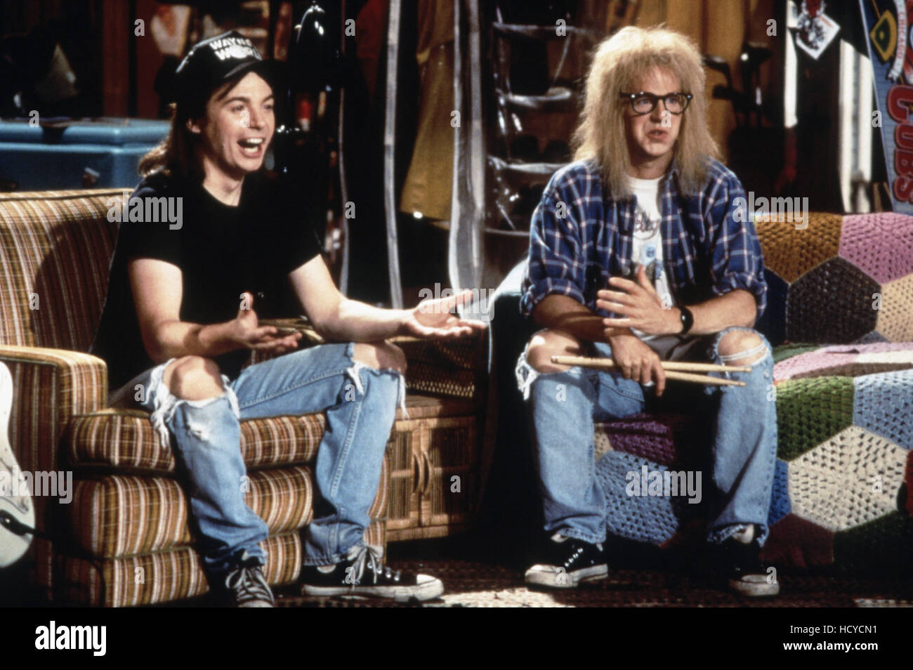 WAYNE'S WORLD 2, from left: Mike Myers, Dana Carvey, 1993, © Paramount ...