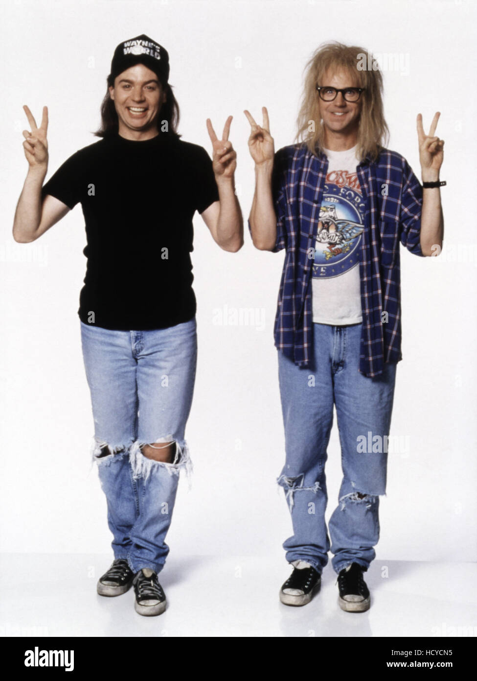 Waynes World 2 From Left Mikey Myers Dana Carvey 1993 © Paramount