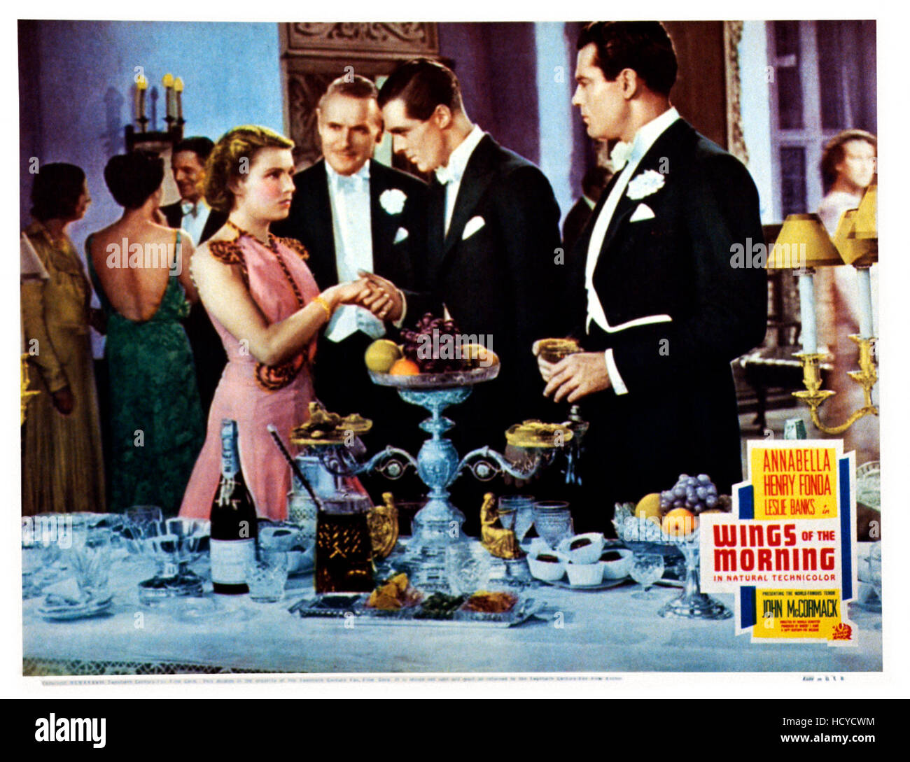 WINGS OF THE MORNING, US lobbycard, from left: Annabella, Stewart Rome ...
