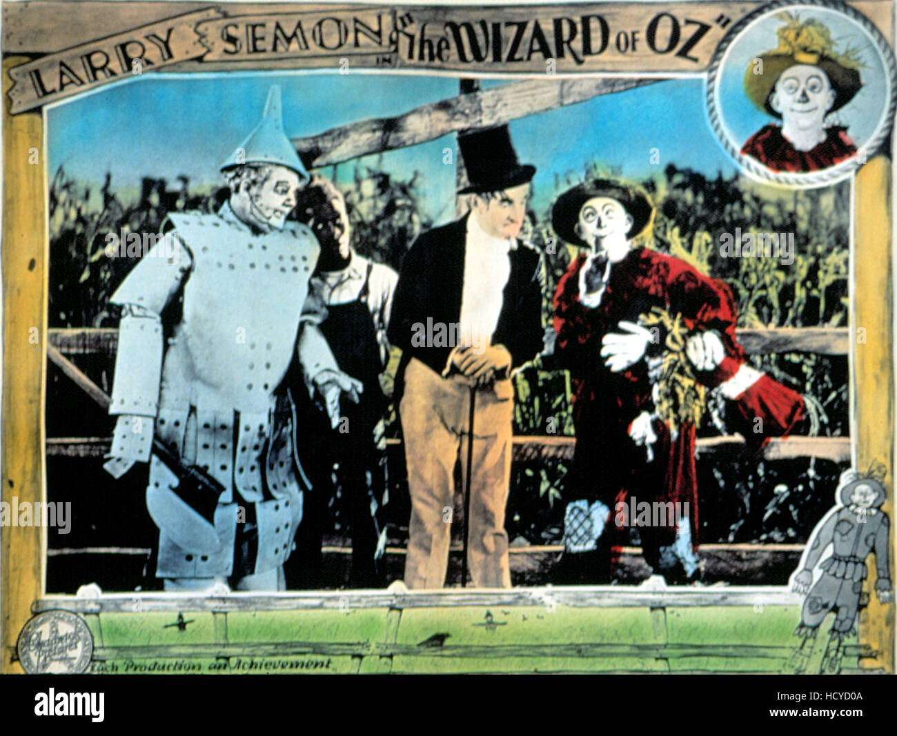 THE WIZARD OF OZ, (lobbycard), Oliver Hardy, Charles Murray, Larry ...