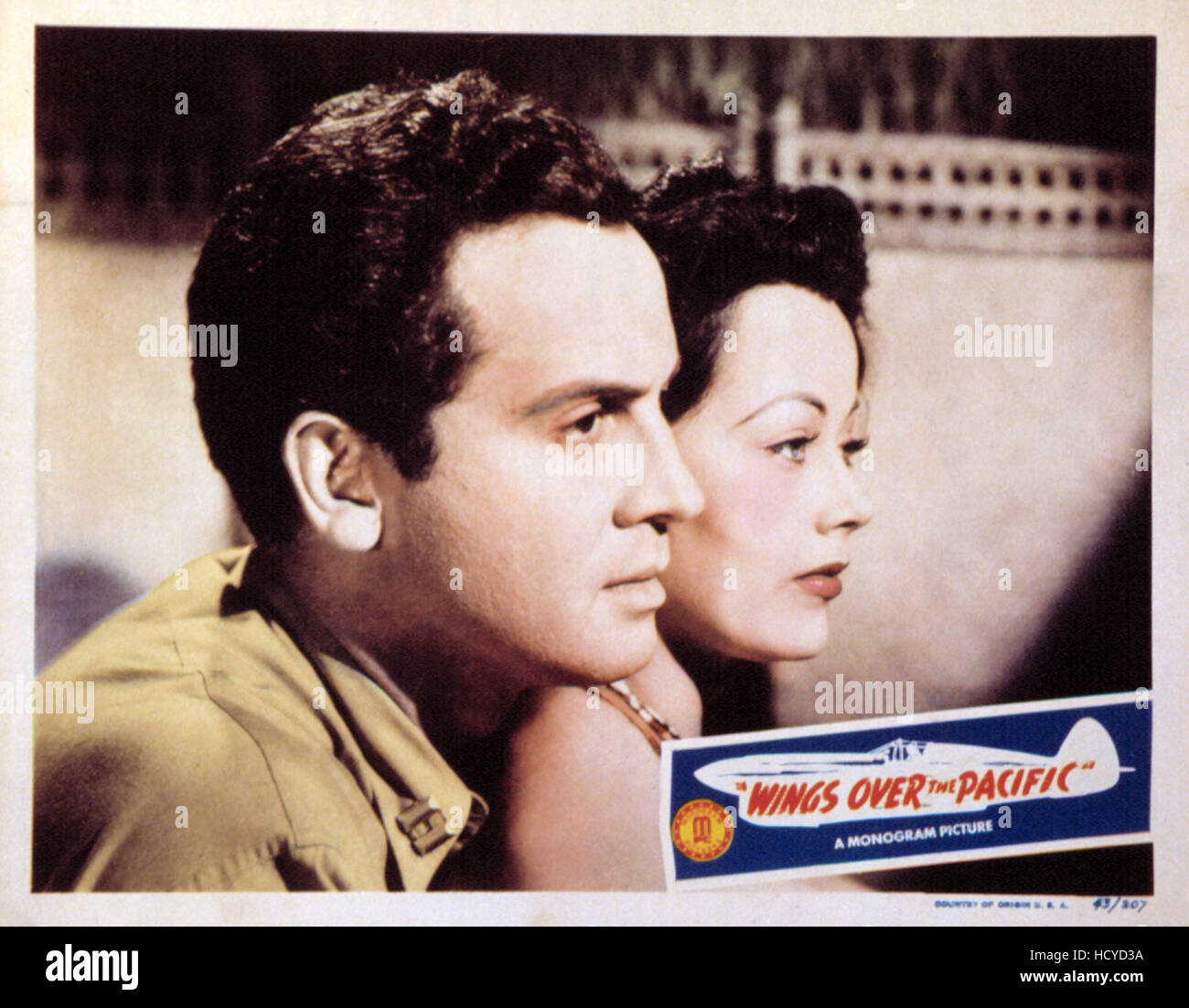 WINGS OVER THE PACIFIC, Edward Norris, Inez Copper, 1943 Stock Photo ...
