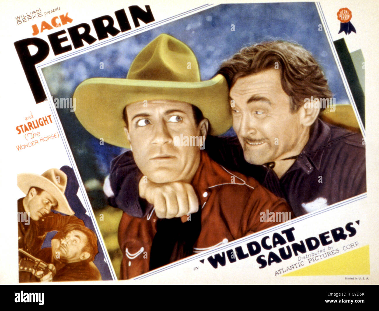 WILDCAT SAUNDERS, Jack Perrin, 1936 Stock Photo - Alamy