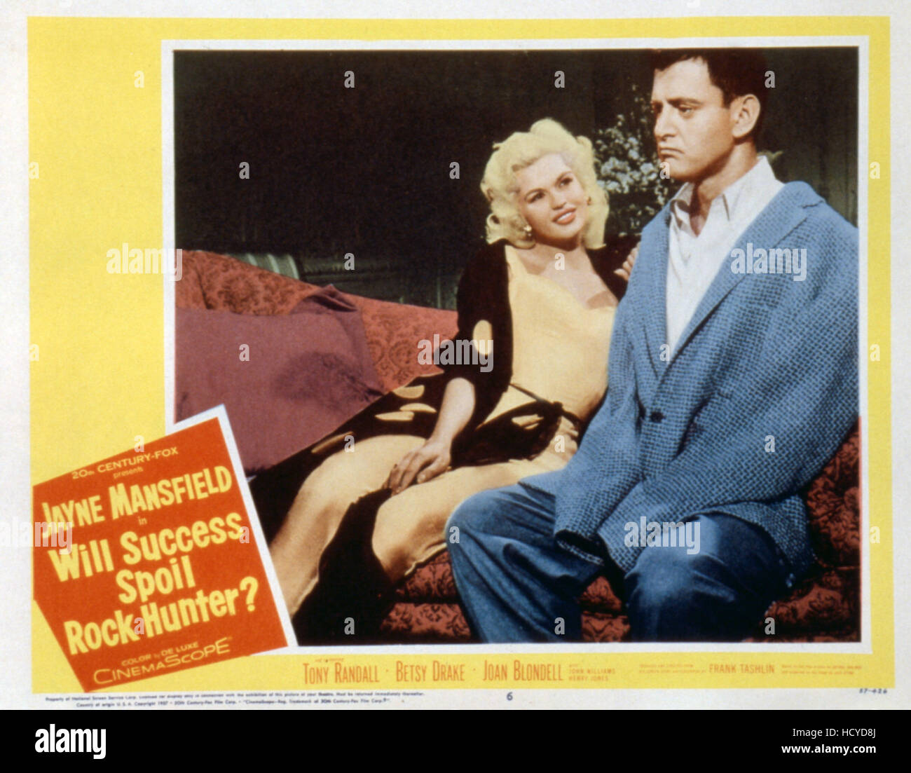 WILL SUCCESS SPOIL ROCK HUNTER?, Jayne Mansfield, Tony Randall, 1957 ...