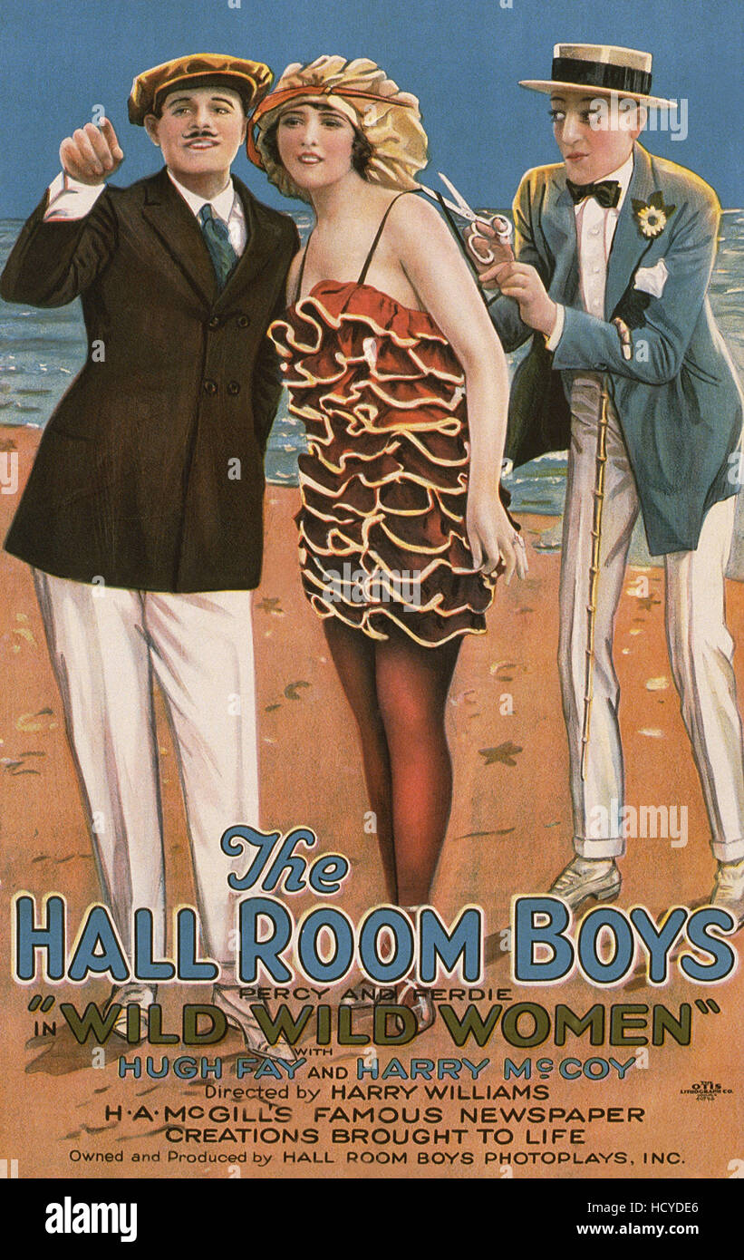 WILD WILD WOMEN, US poster, Harry McCoy (left), Hugh Fay (right), 1920 ...