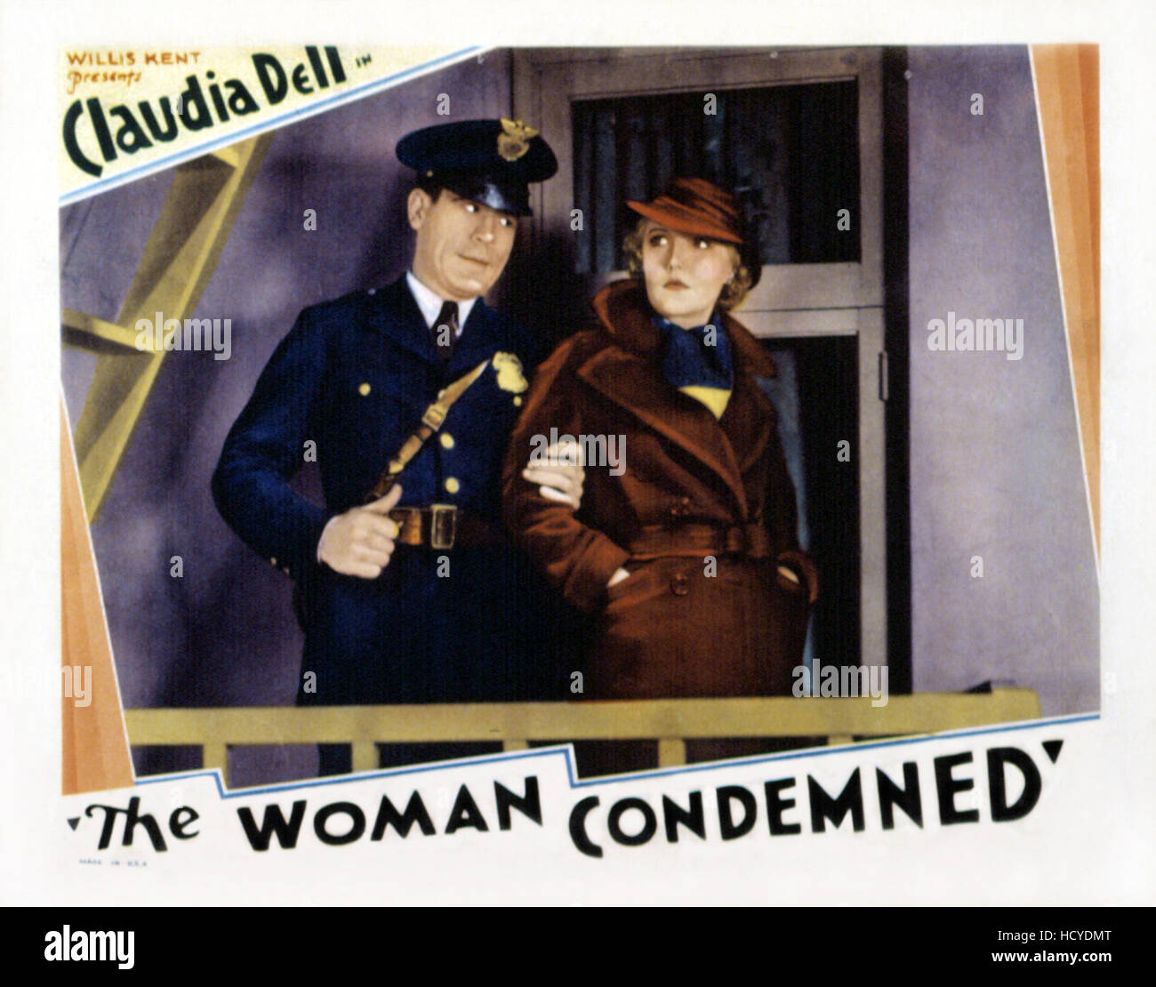 THE WOMAN CONDEMNED, Hal Price, Claudia Dell, 1934 Stock Photo - Alamy