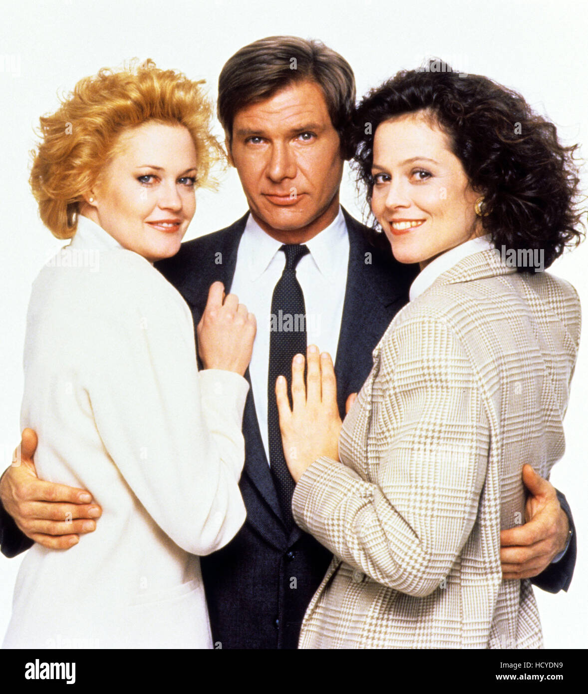 WORKING GIRL, Melanie Griffith, Harrison Ford, Sigourney Weaver, 1988 ...