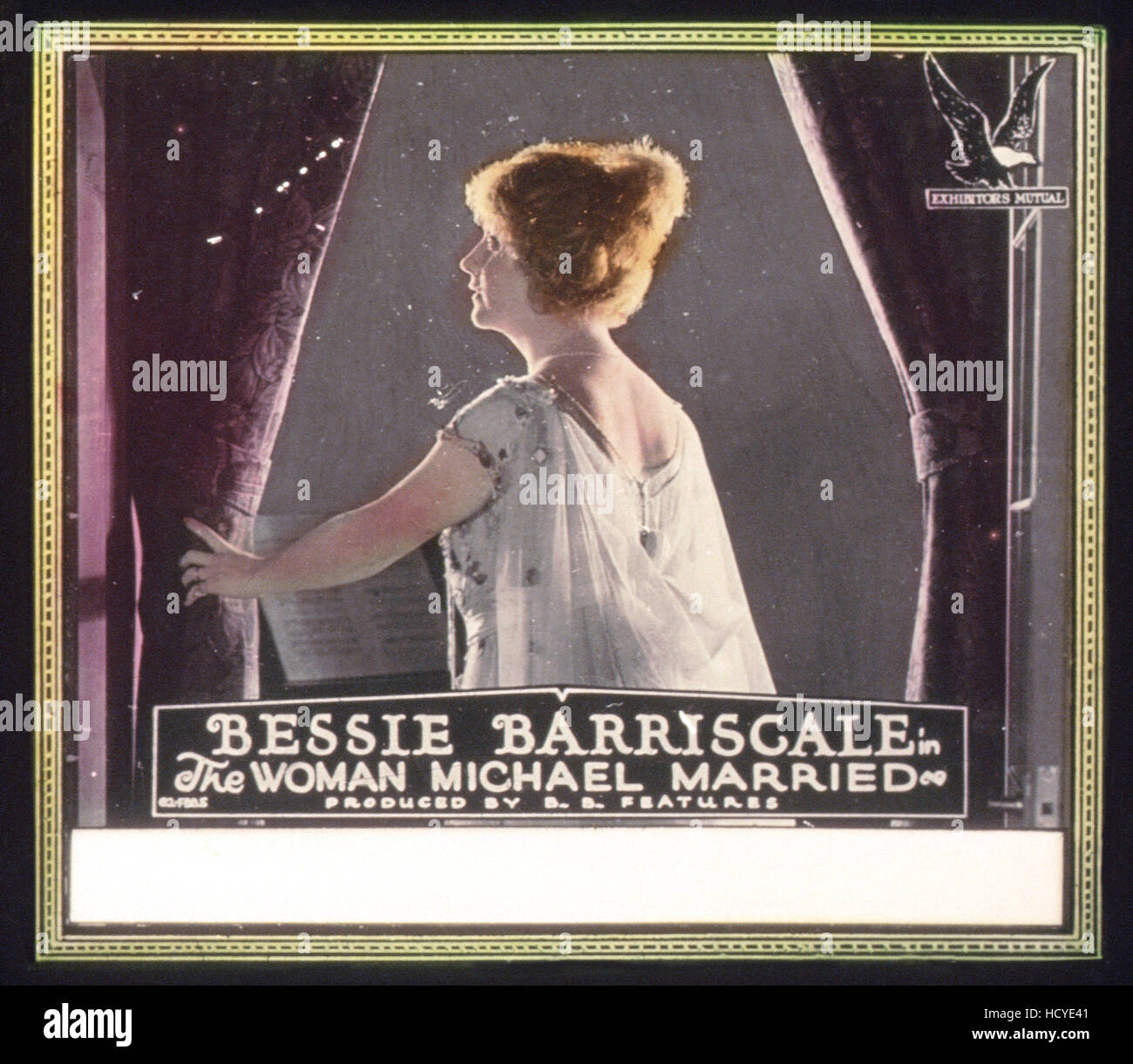 THE WOMAN MICHAEL MARRIED, US poster art, Bessie Barriscale, 1919 Stock ...