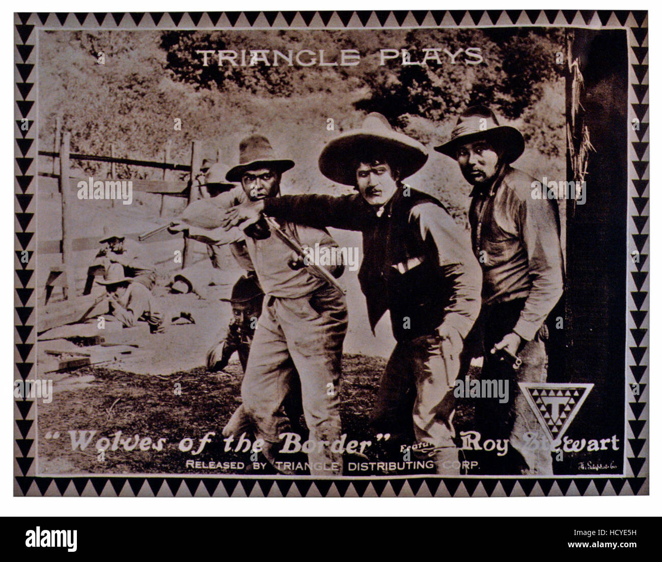WOLVES OF THE BORDER, US lobbycard, 1918 Stock Photo - Alamy