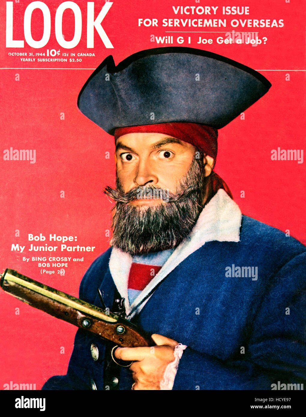 Bob Hope, Look magazine cover, October 31, 1944 Stock Photo - Alamy