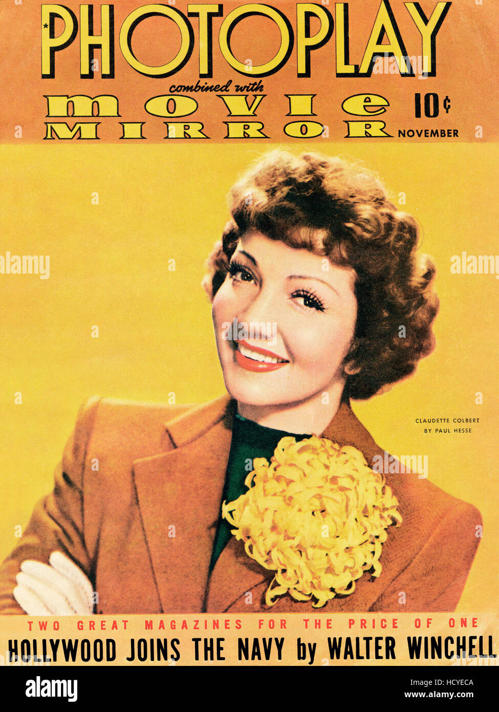 Claudette colbert 1941 hi-res stock photography and images - Alamy