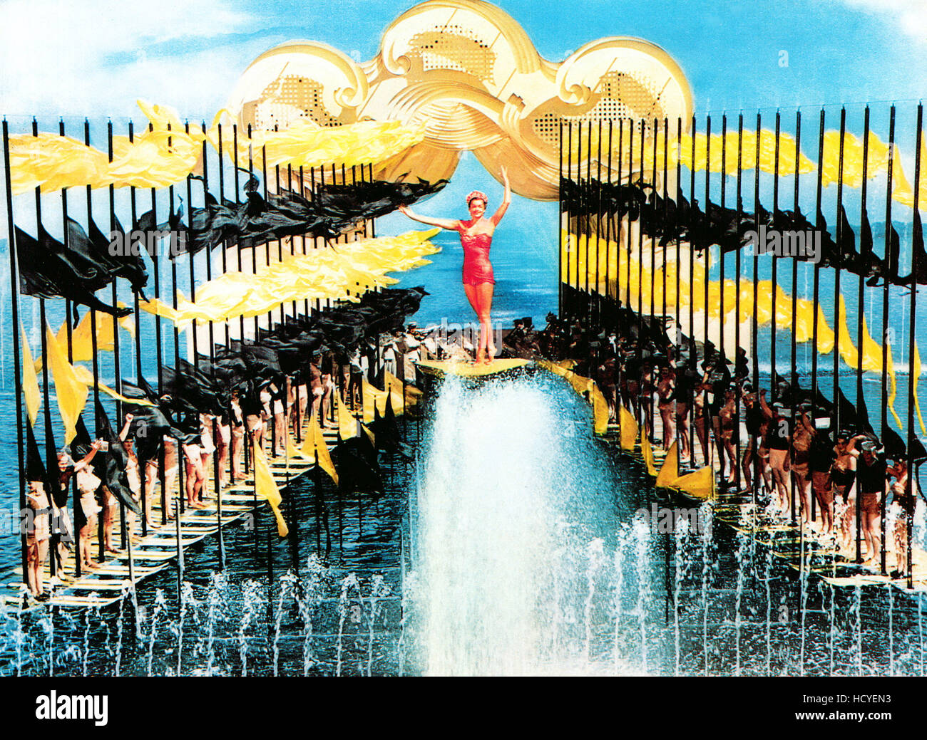 ESTHER WILLIAMS in a big water ballet production number choreagraphed ...