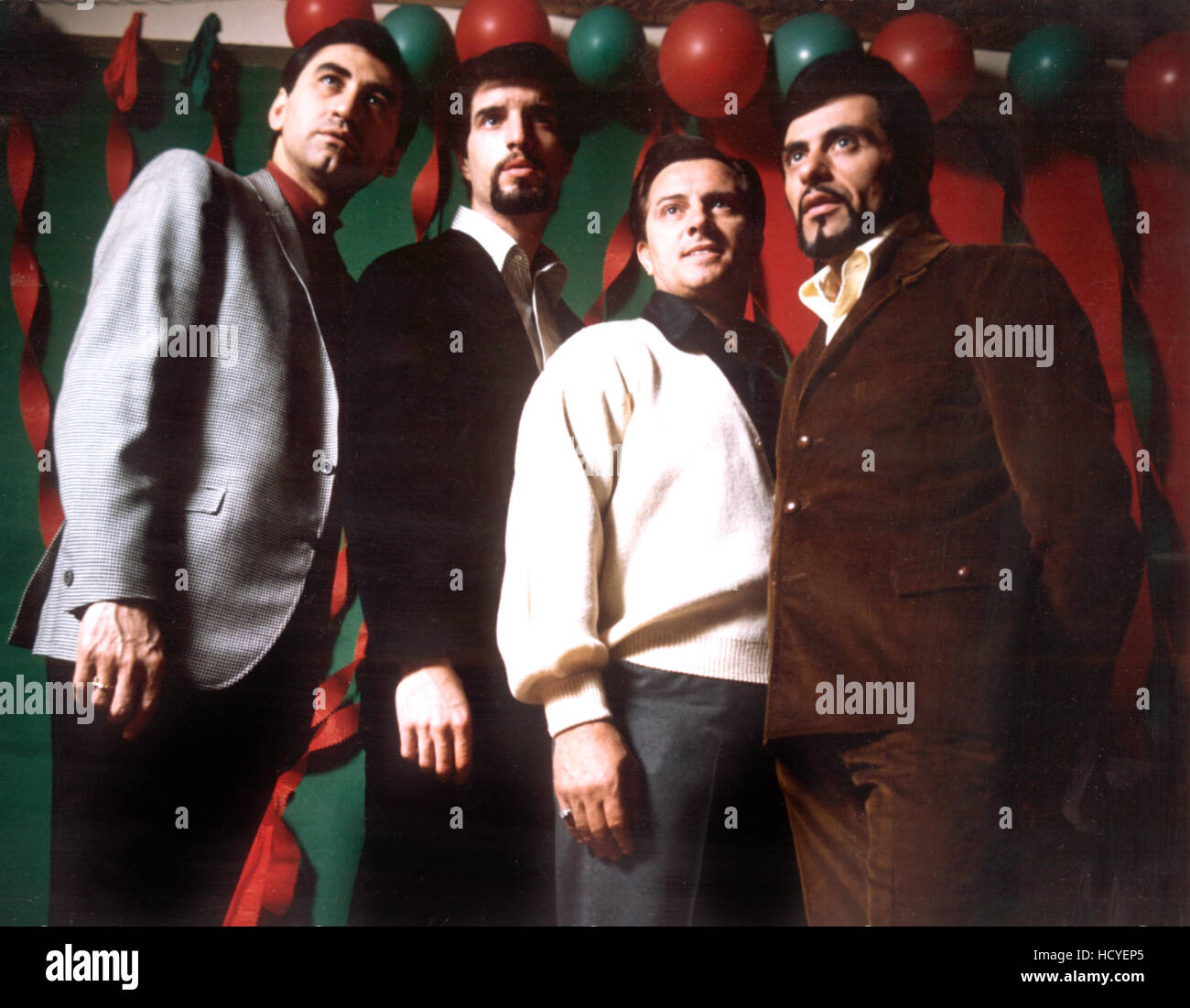 THE FOUR SEASONS, Joe Long, Bob Gaudio, Tommy DeVito, Frankie Valli, c ...