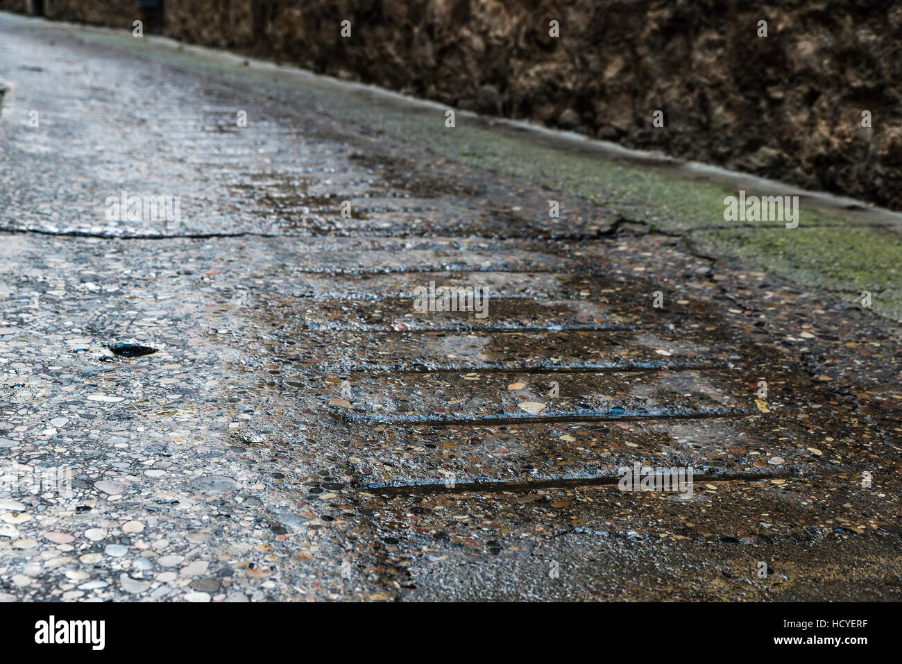 Slippery puddles hi-res stock photography and images - Alamy