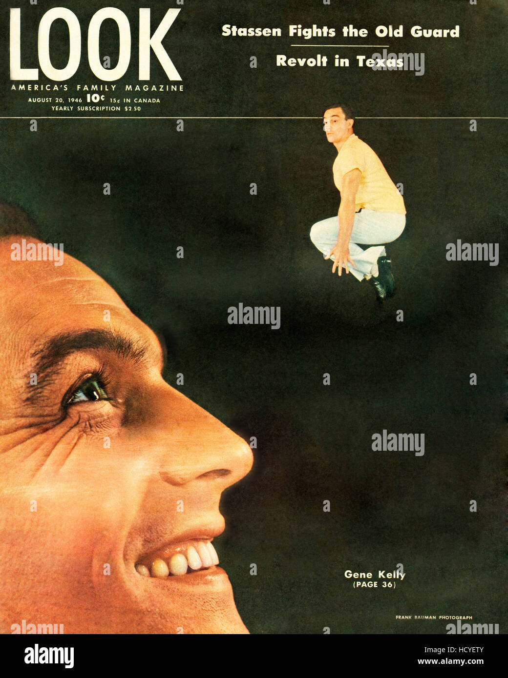 Gene Kelly, Look magazine cover, August 20, 1946 Stock Photo - Alamy