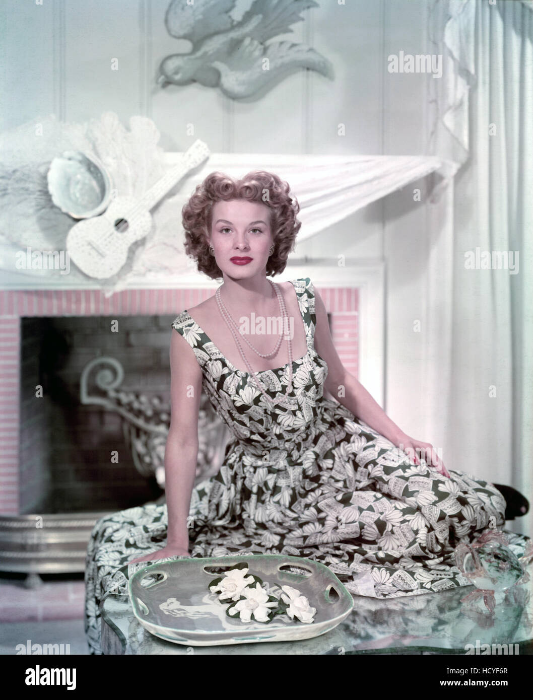 JEAN PETERS, 1950s portrait Stock Photo - Alamy