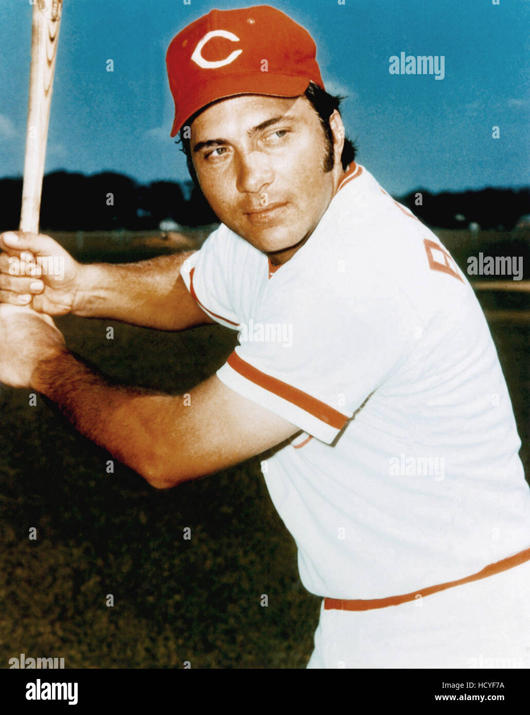 Johnny Bench, Cincinnati Reds, ca. 1970 Stock Photo - Alamy