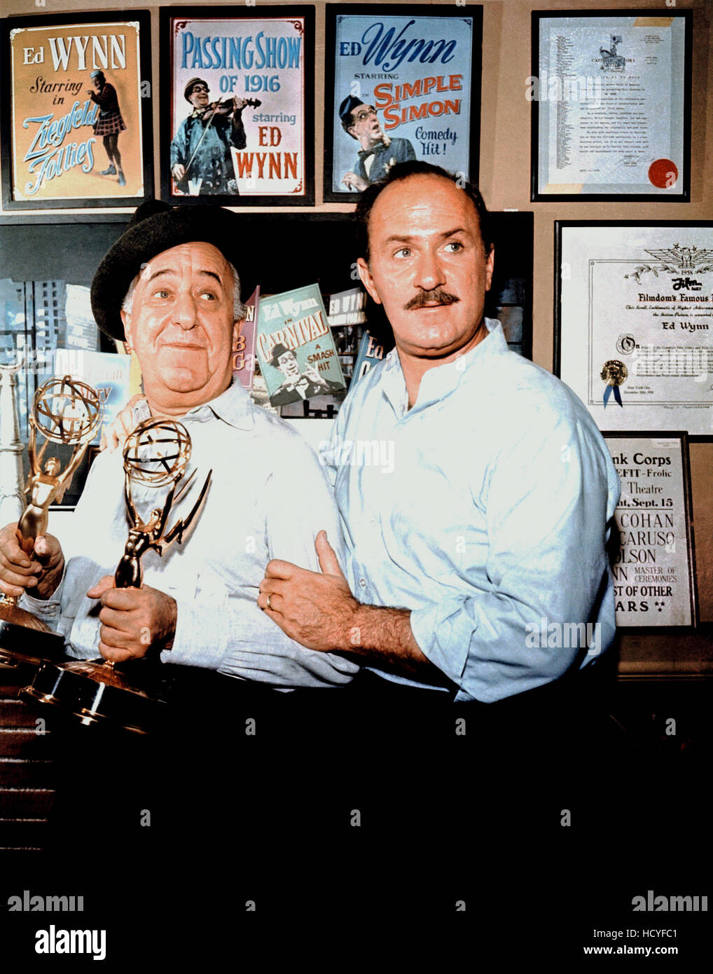 From left: Ed Wynn with son, Keenan Wynn, ca. early 1960s Stock Photo ...