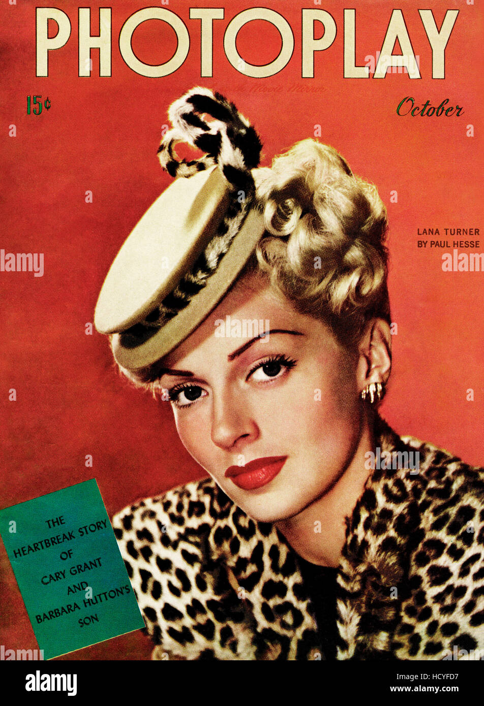 Lana Turner, Photoplay magazine cover, October 1944 Stock Photo - Alamy Lana Turner, Photoplay magazine cover, October 1944 Stock Photo - Alamy