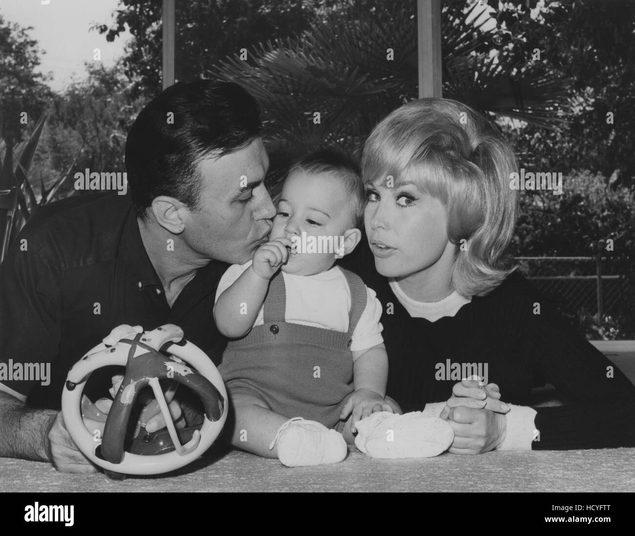 Michael Ansara and Barbara Eden with their son, Matthew Ansara, June ...
