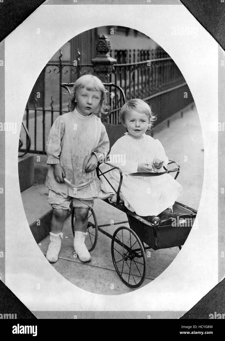 RUBY STEVENS' brother gives his baby sister a push long before she ...