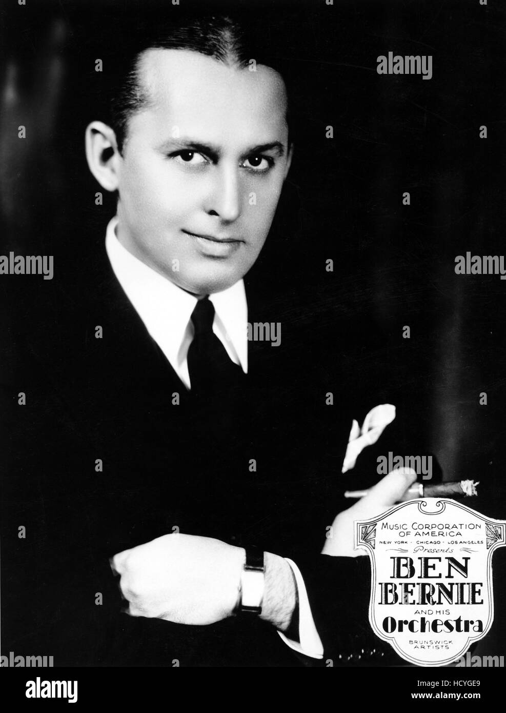 Ben Bernie, Columbia Network portrait, 1931 Stock Photo - Alamy