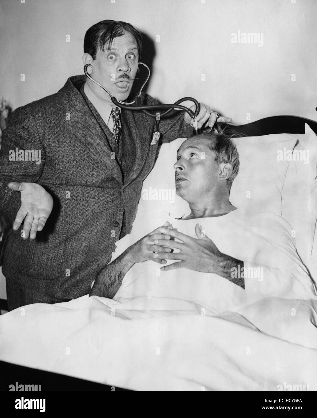 Ben Bernie, recovering from an appendectomy in Doctors' Hospital, New ...