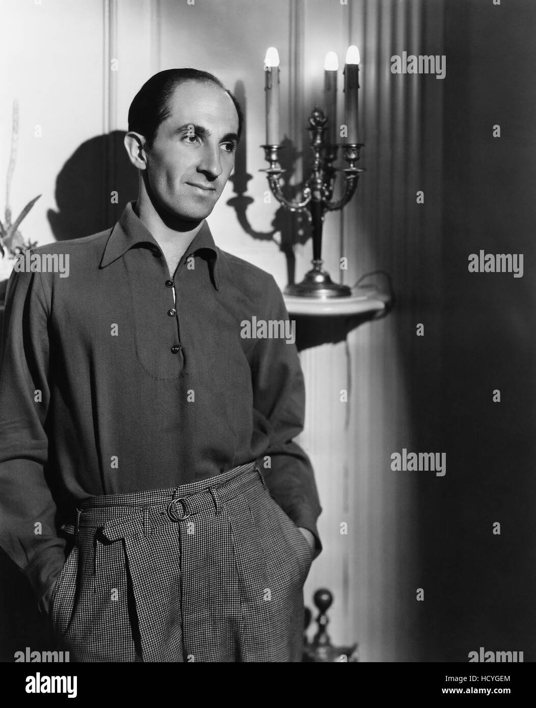 Ben Blue at home, 1937 Stock Photo - Alamy