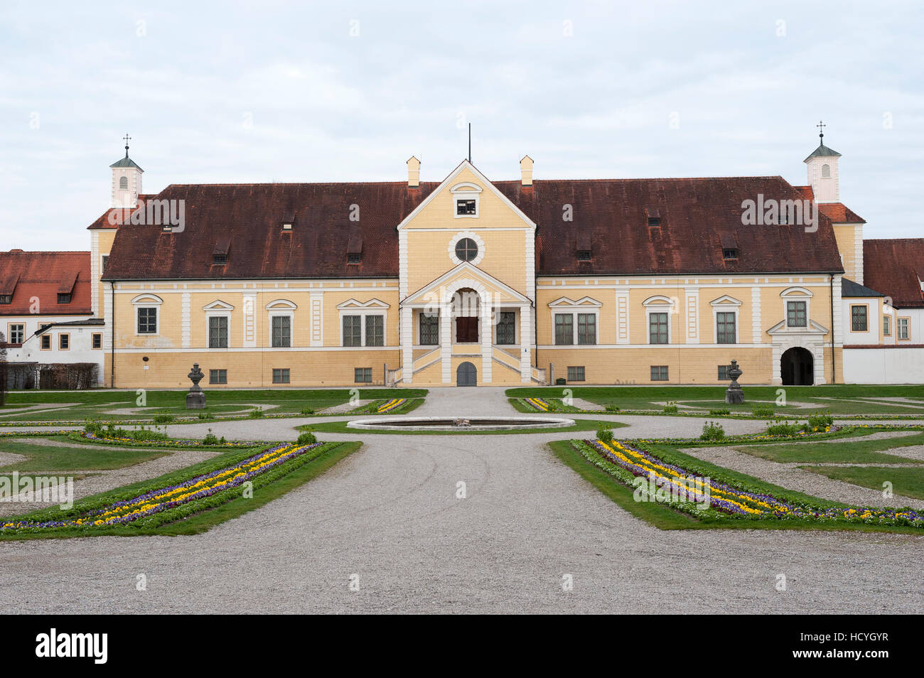 Old Schleissheim Palace in Oberschleißheim, a suburb of Munich, Bavaria ...