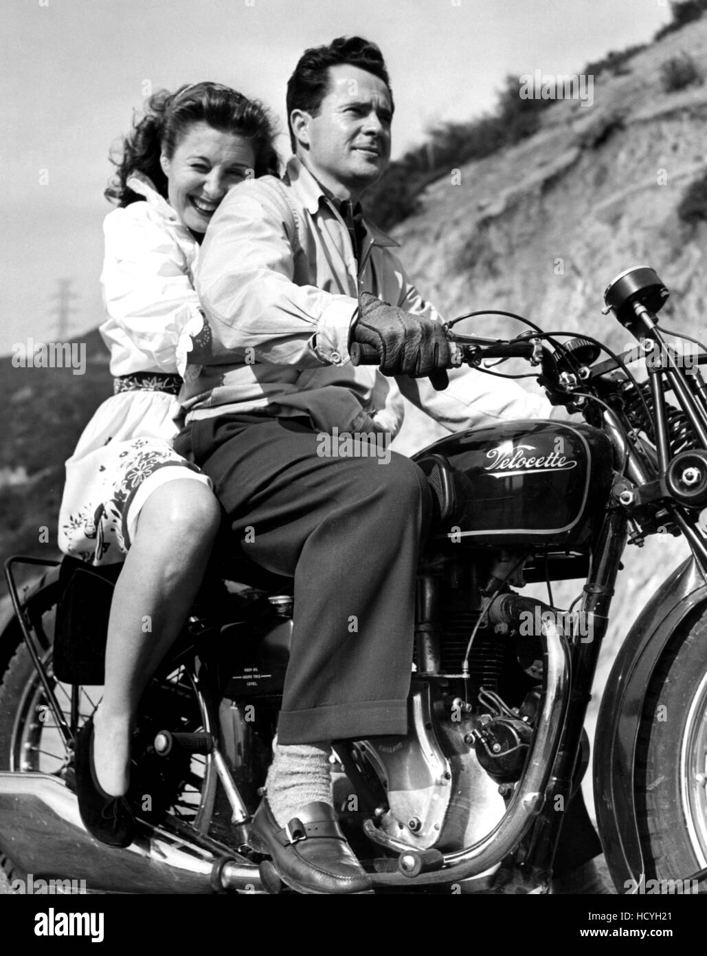 Betty Garrett, with husband Larry Parks ca. 1947 Stock Photo - Alamy
