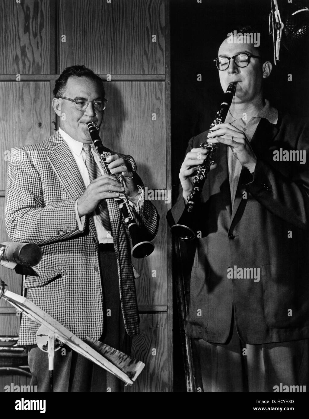 THE BENNY GOODMAN STORY, Benny Goodman and Steve Allen, THE BENNY ...