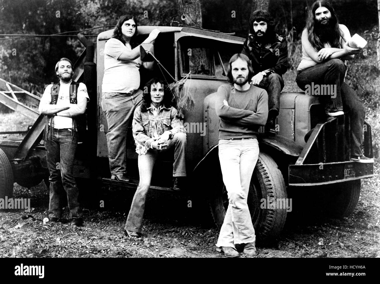 Canned Heat, Adolfo de la Parra (2nd from right), Bob Hite (right ...