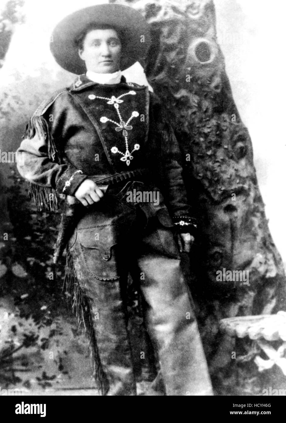 Calamity Jane, (aka: Martha Jane Canary, 1848-1903), circa 1870s Stock ...