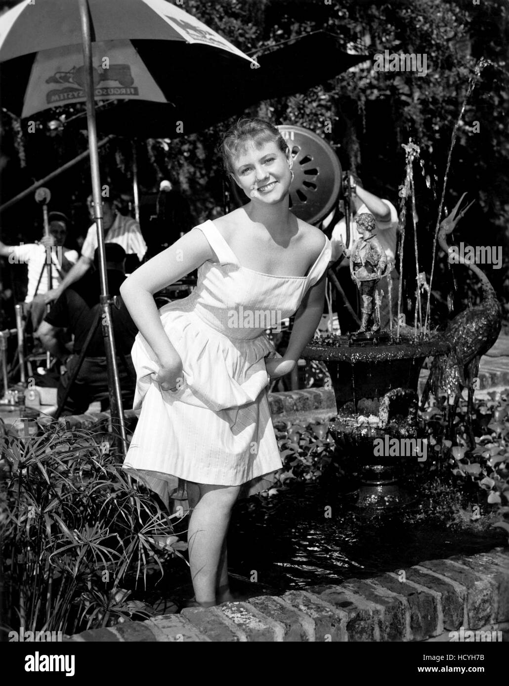 Carolyn Kearney, on-set of DAMN CITIZEN, 1958 Stock Photo - Alamy