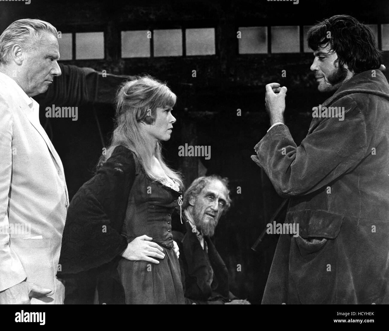 Carol Reed directing Shani Wallis, Ron Moody, Oliver Reed in OLIVER ...