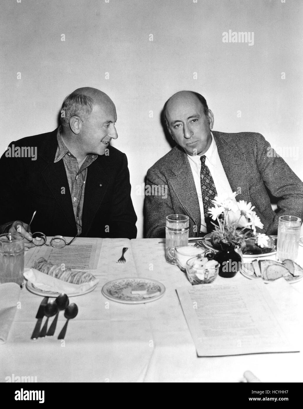 Brothers Cecil B. DeMille, left, amd William DeMille, in the Paramount ...