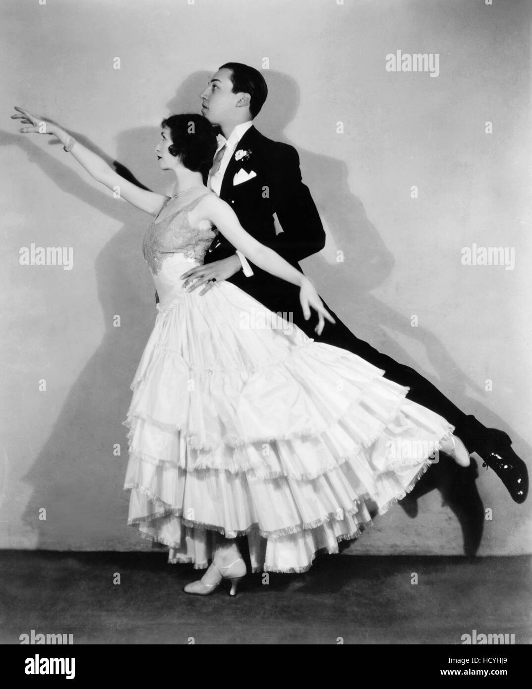 From left: Florence Kaelker and Cesar Romero, ballroom dance team ...